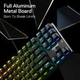 Redragon K660 (K556 TKL) RGB Wired Gaming Keyboard, 80% 87 Keys Mechanical Keyboard w/Aluminum ...