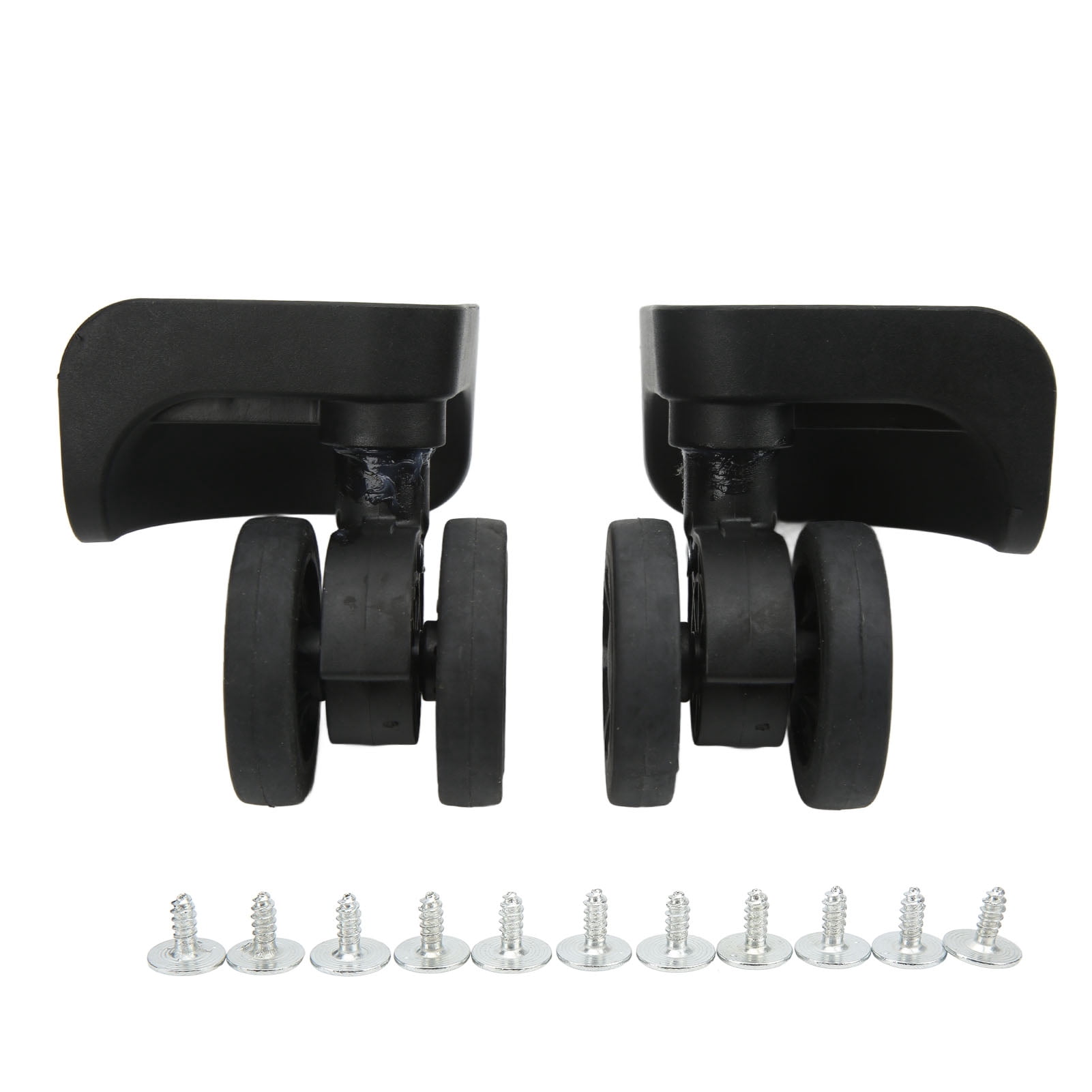 Luggage Caster, Black Abrasion Resistant High Flexibility Universal ...