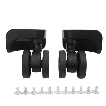 Luggage Caster, Black Abrasion Resistant High Flexibility Universal ...