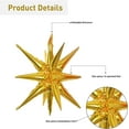 6 Pcs 22-Inch Spots Star Balloons | Unique 14-Pointed Design | Holiday ...