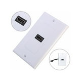 1Port Single Outlet Decora Hdmi Female Wall Plate White - Walmart.com