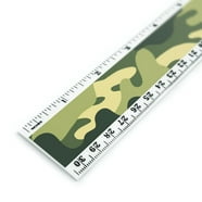 Westcott 12" Plastic Ruler, 1 Each and Not Bulk, Red, Yellow or Blue ...