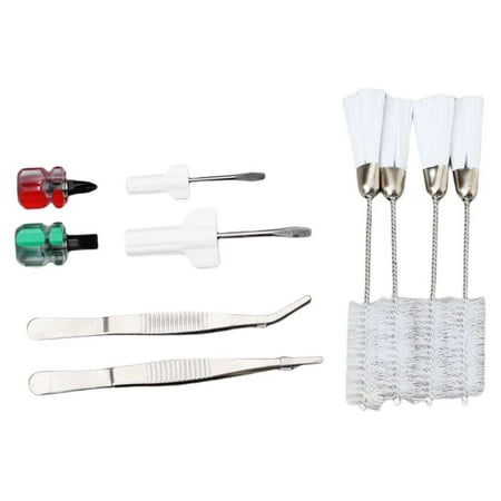 mmirethe Sewing Machine Cleaning Kit Precision Tweezers and Screwdriver ...