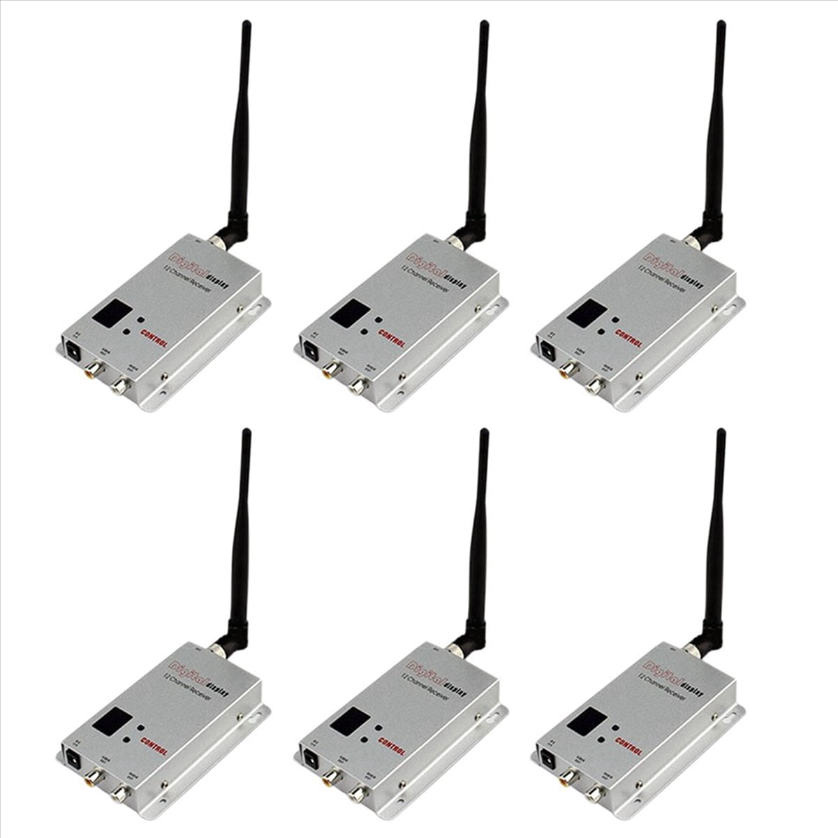 6X FPV 1.2Ghz 1.2G 8CH 1500Mw Wireless AV Sender TV Audio Video ...