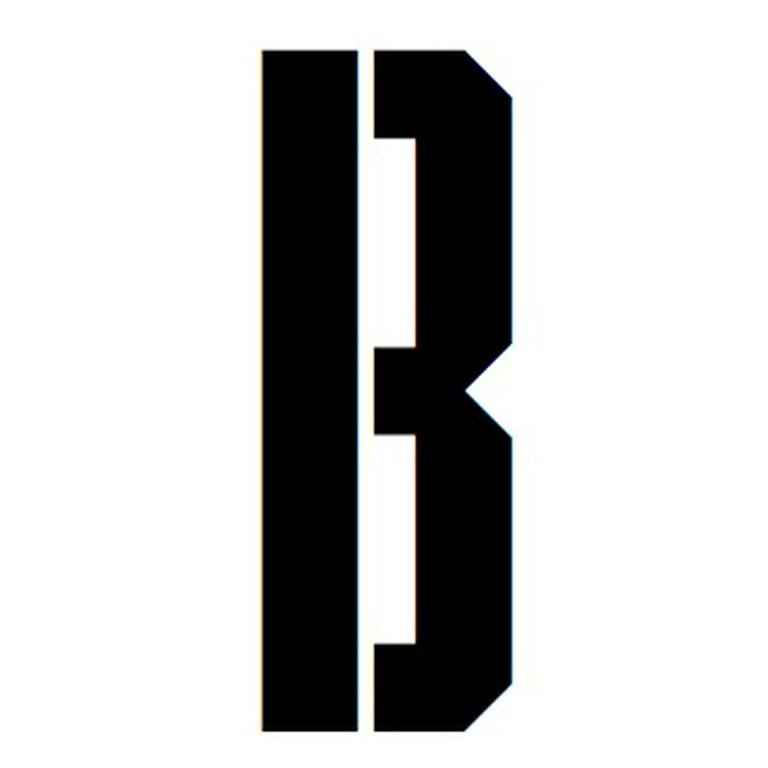 Bubble Letter Stencils