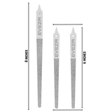 EVEZR 3Pcs 100 Grit Sharp Stainless Steel Pointed Nail File Set ...