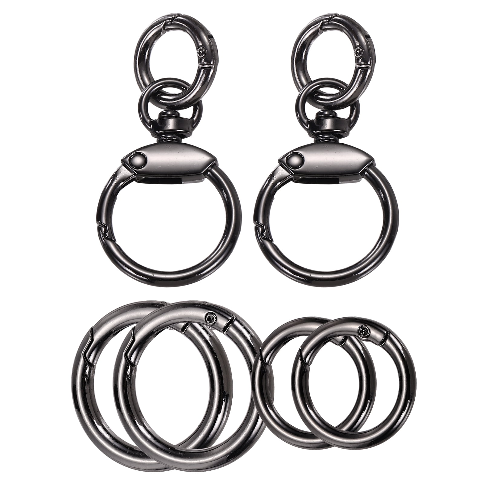 Click here for Uxcell 2 Pcs Metal Swivel Clasps Key Chain O Ring... prices