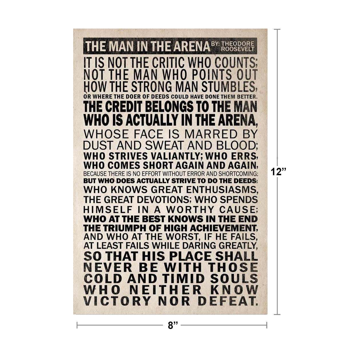 Teddy Roosevelt Quotes Arena