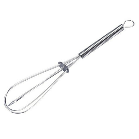 Bail Manual Egg Beater with Spring Handle Stainless Steel Egg Flour ...