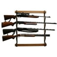Rush Creek Creations Indoor 5 Rifle/Shotgun Wall Storage Display Rack ...