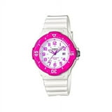 Casio Women's Dive Style Watch, Water Resistant Resin Strap, Pink ...