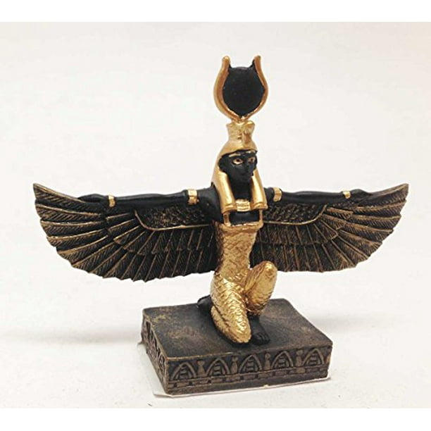 Egyptian Egypt Isis With Open Wings Iset Goddess of Health Marriage and ...