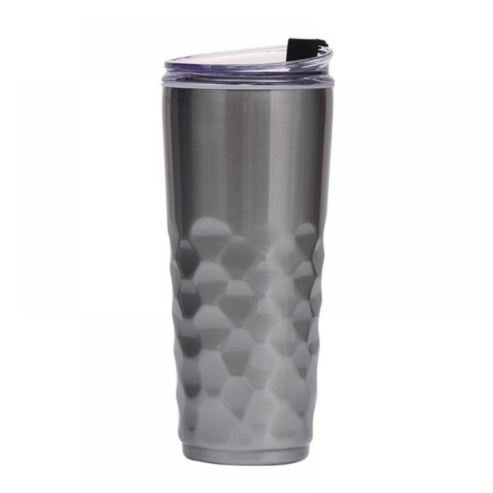 Rhombus Vacuum Car Cup Insulation Cold Ice Ice Cup Stainless Steel ...