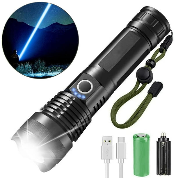 IC ICLOVER Rechargeable LED Flashlights 100000 High Lumens Super Bright ...