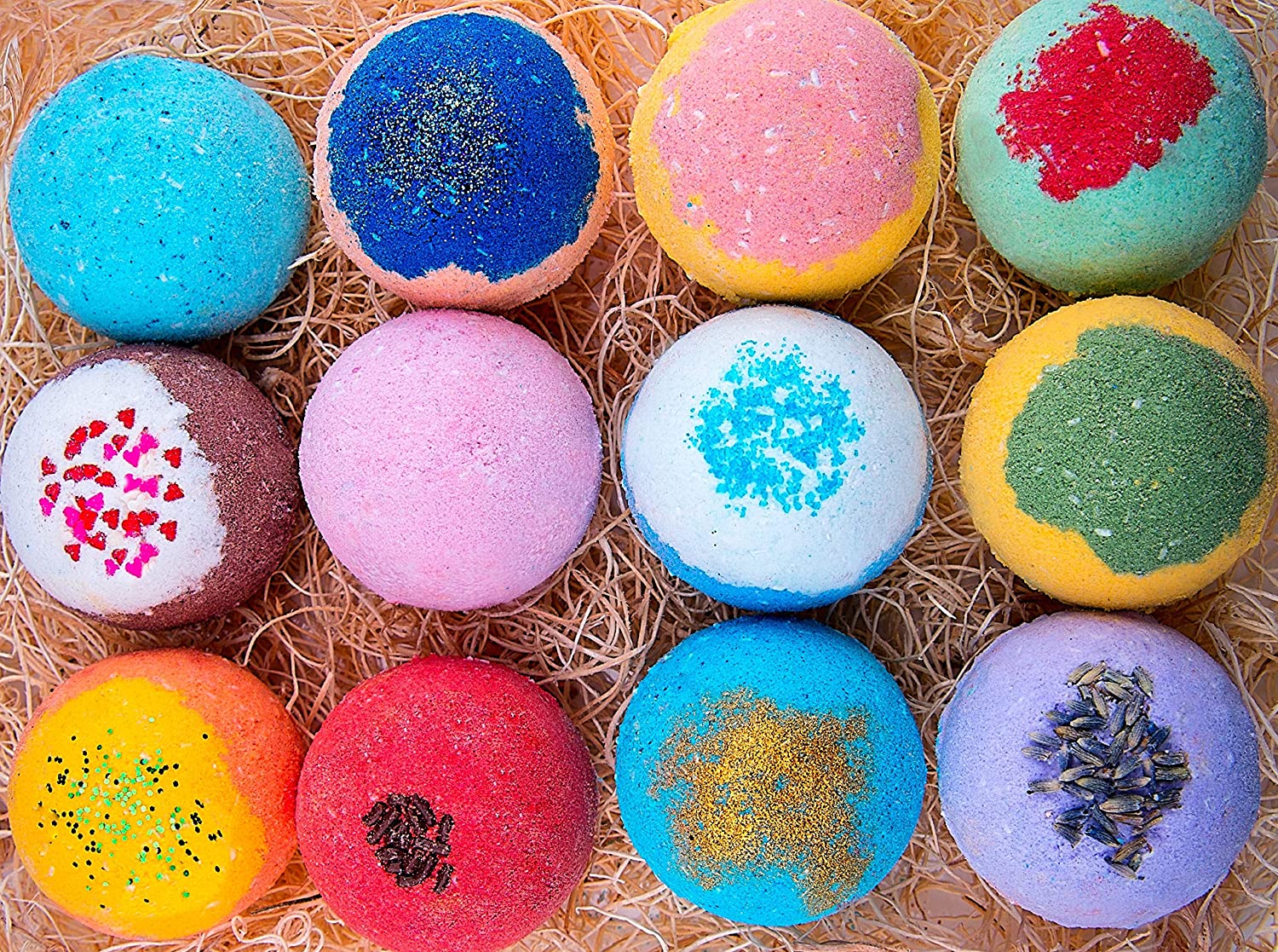 12 Bath Bombs For Kids All Natural Colorful Bath Bomb Kit Safe For