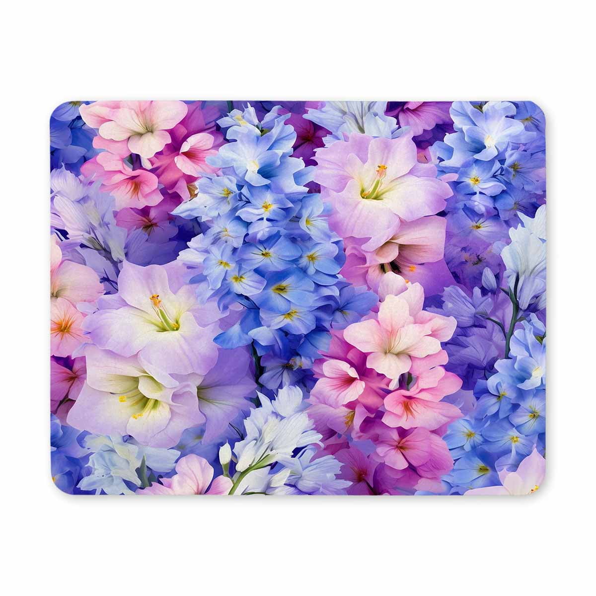 Floral Mouse Pad, Flower Mouse Pad, Mouse Mat Square Waterproof Mouse ...
