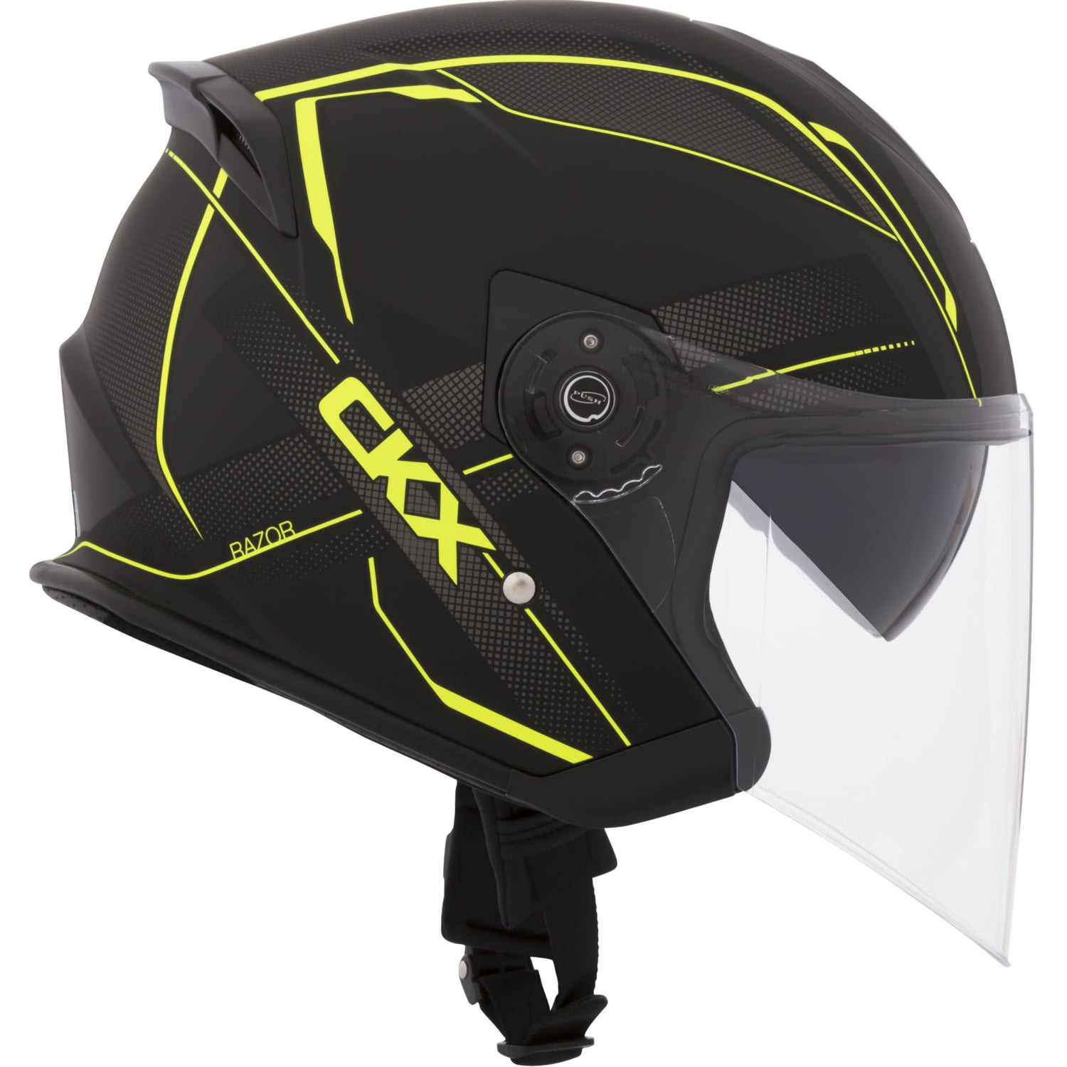Ckx X Razor Rsv Open Face Helmet Single Shield