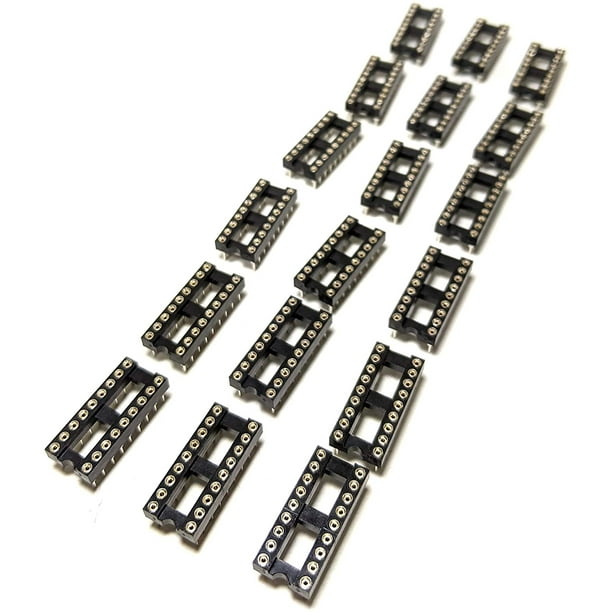 Machined DIP 2.54mm Pitch IC Socket (18 Pin, 18 Pieces) - Walmart.ca