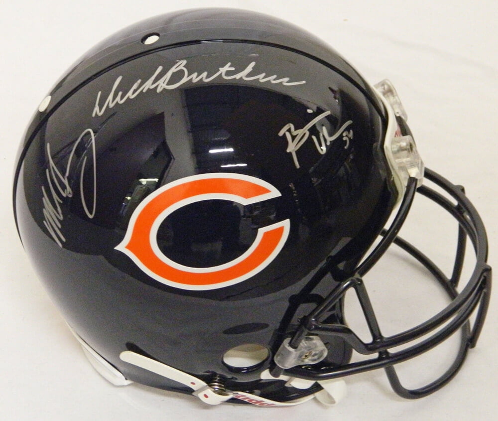 Dick Butkus & Mike Singletary & Brian Urlacher Signed Bears Proline ...