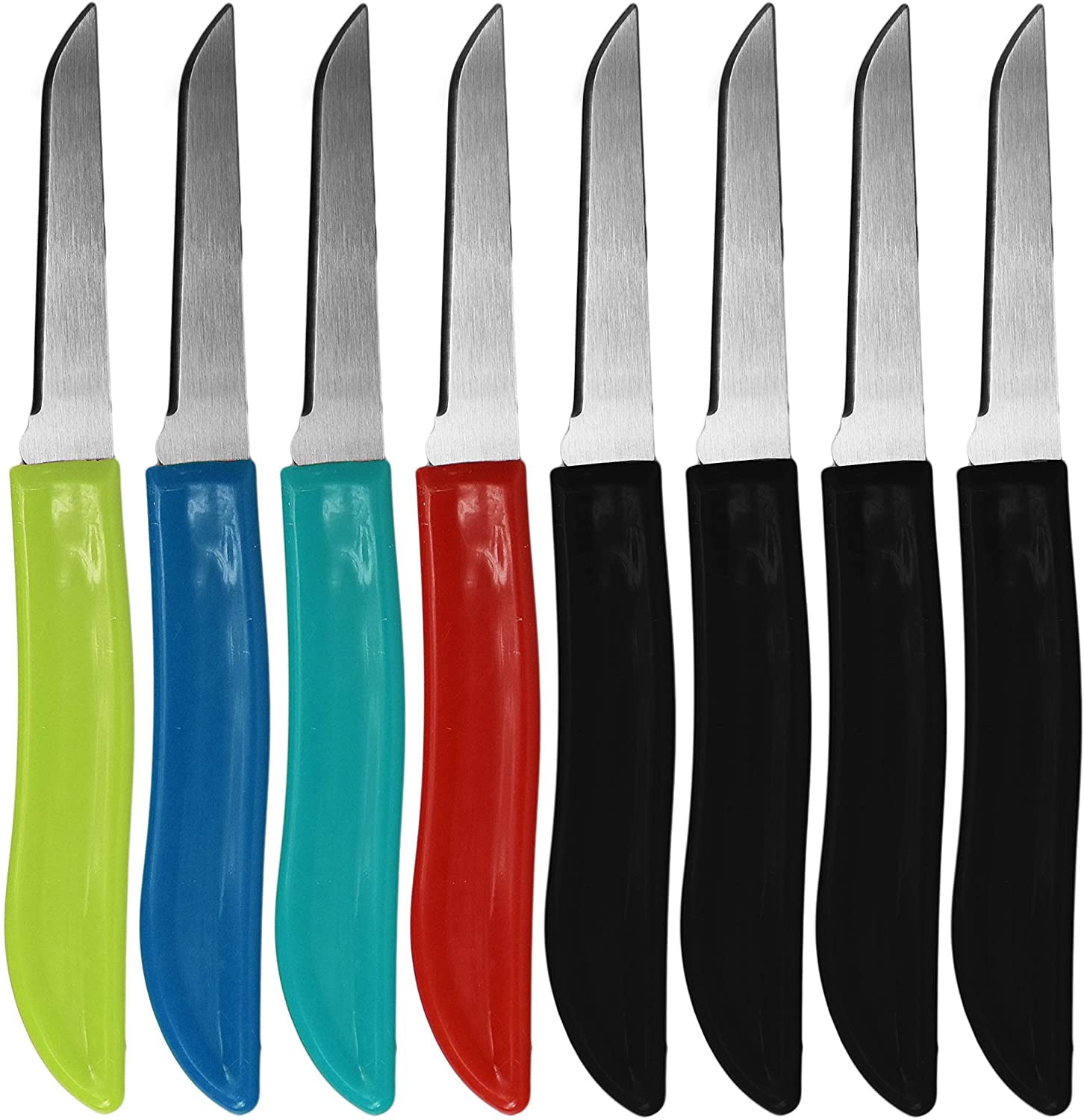 Set of 8 Paring Knives - (Assorted Colors) - Great Starter Pack - Blade ...