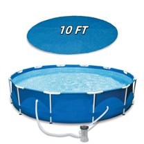 Round Pool Cover - Inflatable Above Ground Pool Cove, Dustproof ...