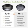 139PCS Springform Cake Pan Set - 4 Non-stick Cheesecake Pans with ...