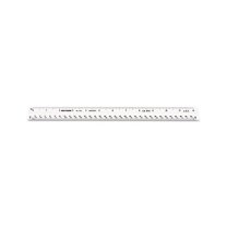 Chartpak Adjustable Triangular Scale Aluminum Engineers Ruler, 12 ...
