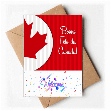 Canada Maple and Good Luck to Canada Welcome Back Greeting Cards ...