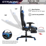 GTPLAYER Ergonomic Gaming Chair with Bluetooth Speakers, Adjustable ...