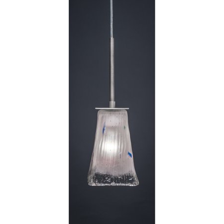Apollo Cord Mini Pendant Shown In Graphite Finish With 5" Square ...