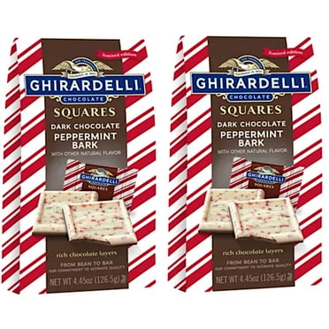 Ghirardelli Chocolate Limited Edition Peppermint Bark Assorted Squares ...