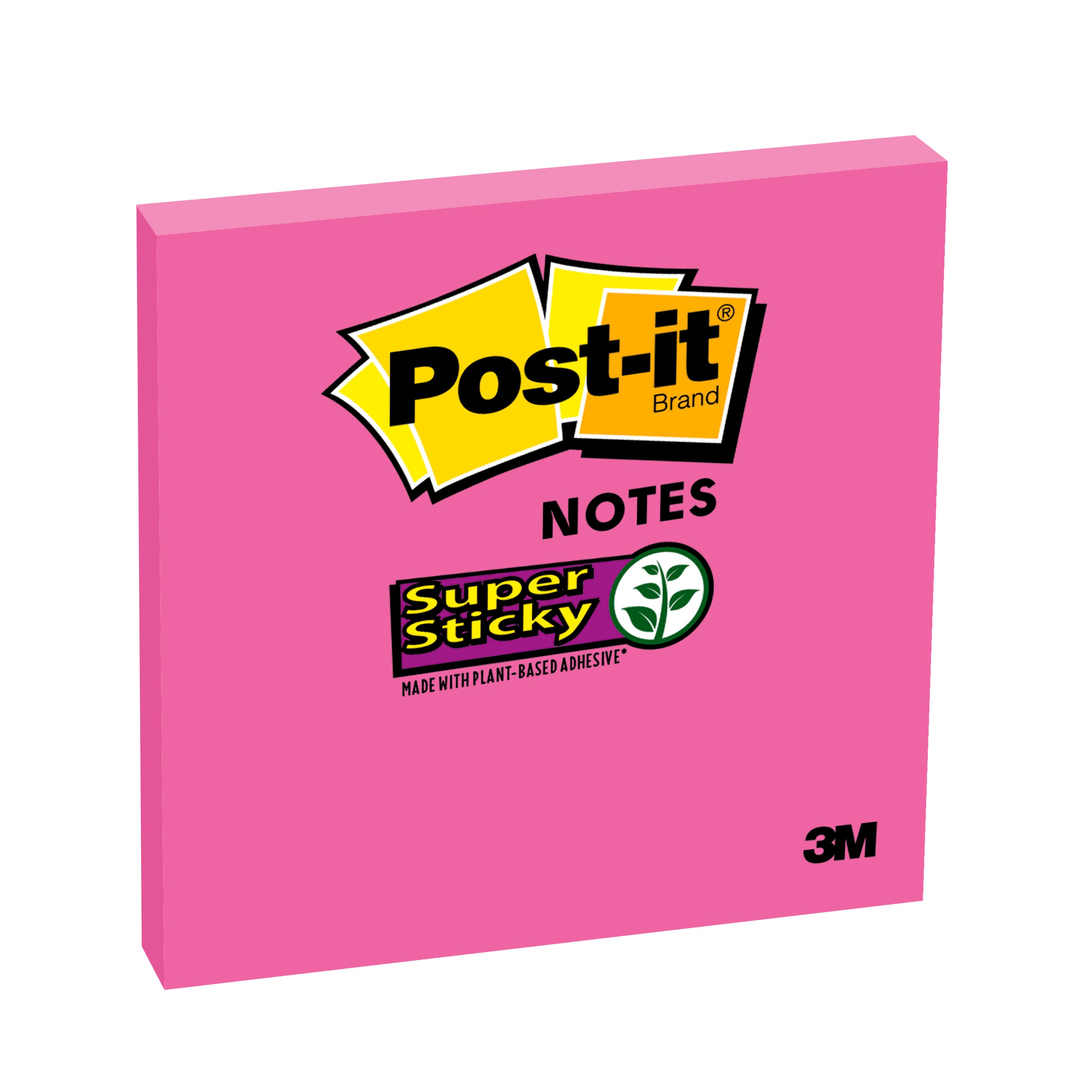 Post-it Super Sticky Notes, 3" x 3, Fireball Fuchsia, 1 Pad – Walmart ...