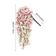 Artificial Morning Glory Vine, Lush Vine Realistic Flower Leaf Natural ...