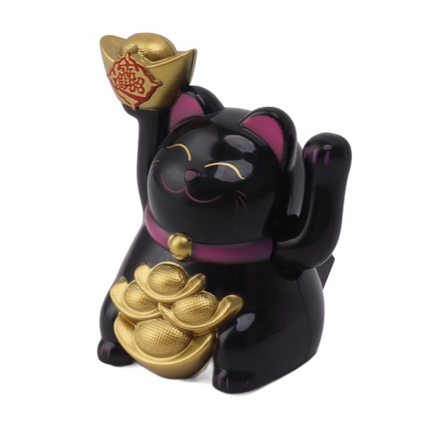 Wealth Welcoming Cat, 2in Solar Powered Lucky Wealth Welcoming Cat ...