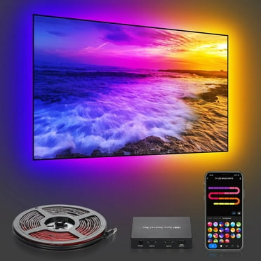 Continu.us 22-Inch Flat Screen Neon LED TV | Color-Changing, Non-Smart ...