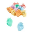 Scunci Tween Strawberry Claw Hair Clips, Assorted Colors, 12-Count ...