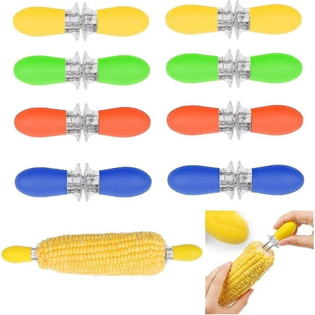 HEIBIN Corn Rack, Stainless Steel 8 Pairs Of Corn On The CobCorn Rack ...