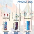 3Pcs 3 Style Japanese Glass Wind Chimes Fireworks Pattern Small Wind ...