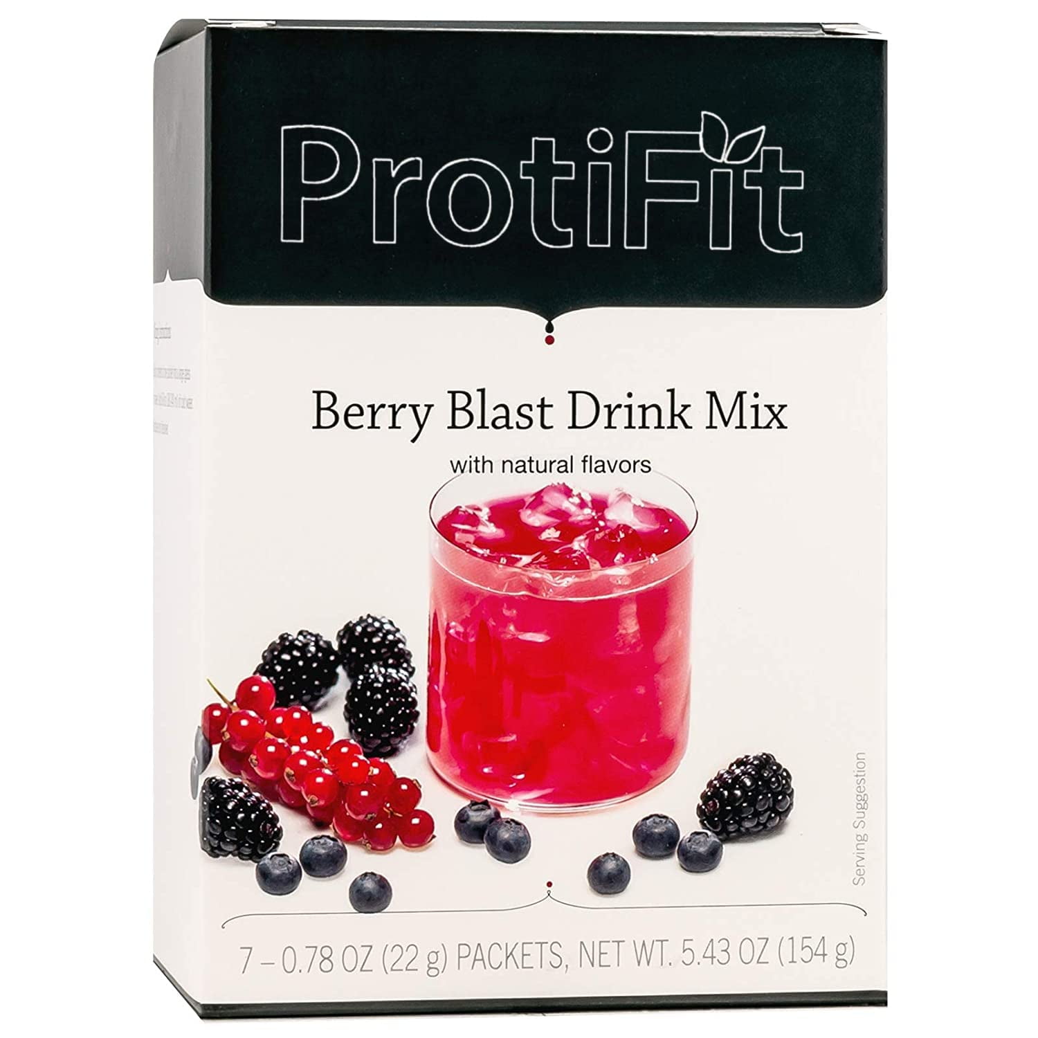 ProtiFit High Protein Fruit Flavored Powder Drink Mix, 15g Protein, Low ...