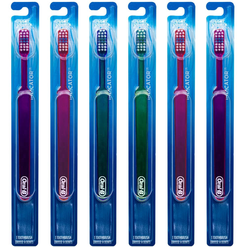 Oral-B Indicator Toothbrush, 20 Small Head, Youth, Soft (Colors Vary ...