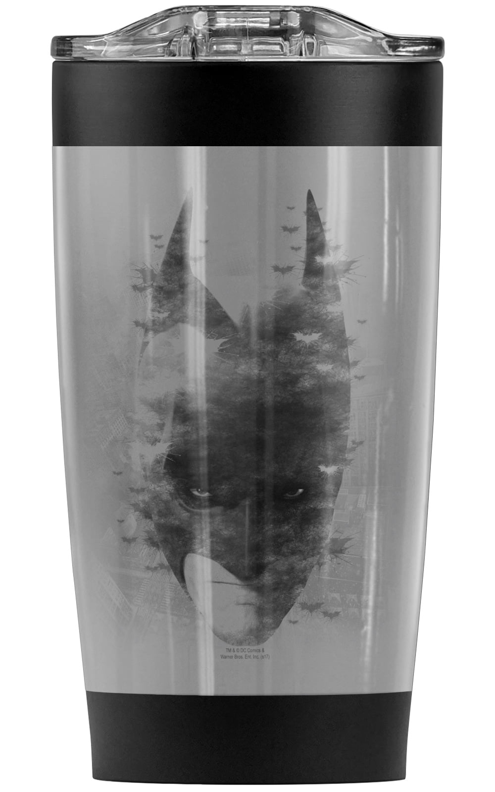 Batman Dark Knight Rises/Bat Head Stainless Steel Tumbler 20 oz Coffee ...