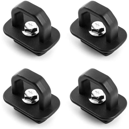 4 Pcs Inner Bed Retractable Tie-Down Anchors Truck Bed Side Wall D Ring ...