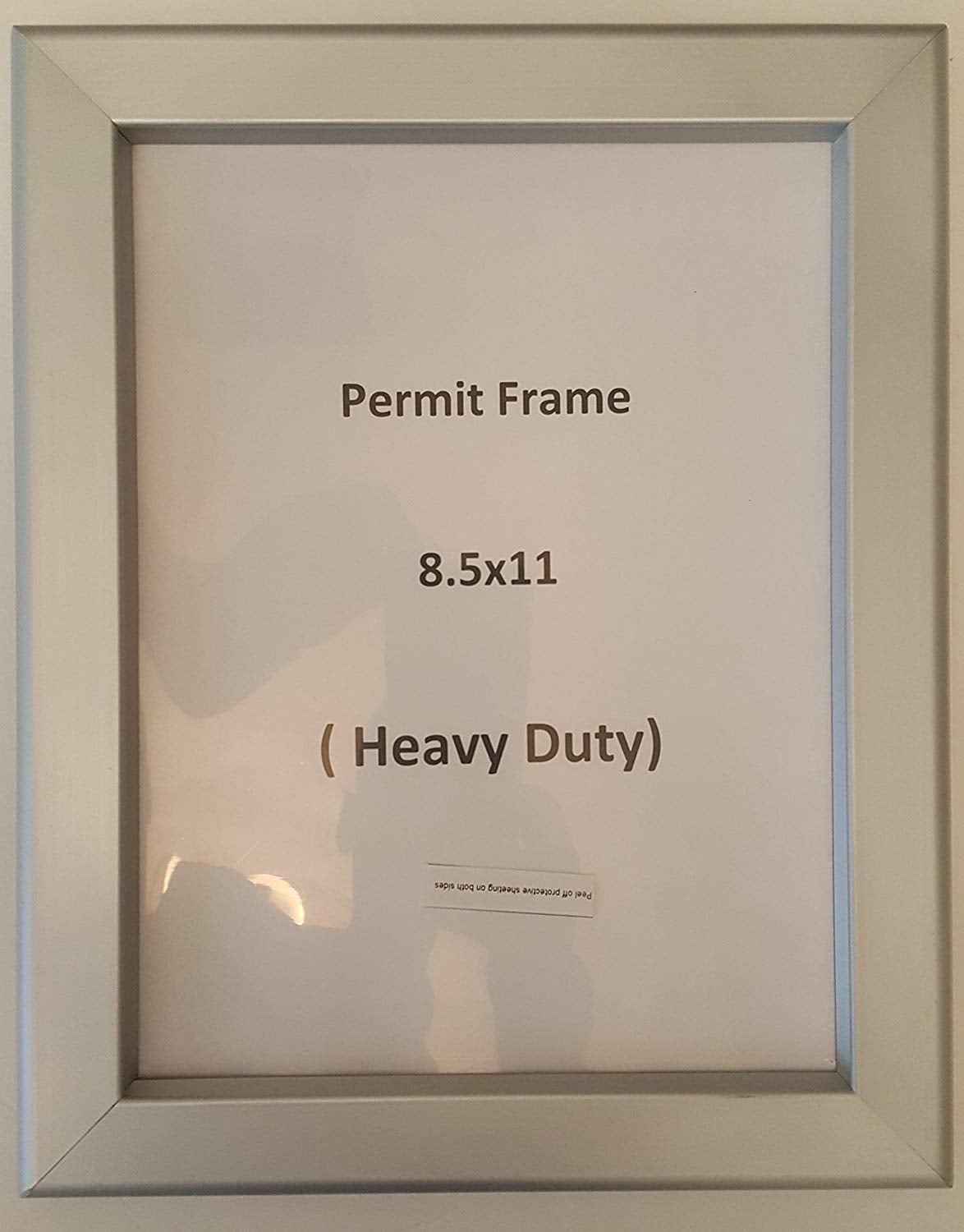 Permit Frame 8.5 x 11 ( Heavy Duty - Aluminum) - Walmart.com