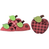 Foundations Decor Wood September Apples 4/Pkg - Walmart.com