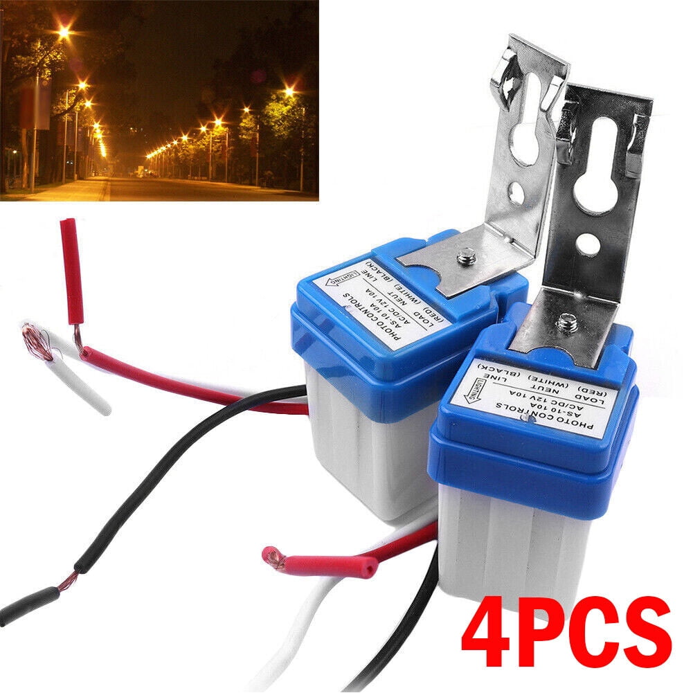 4pcs Quality AS-10 Car On Off Street Photocell Light Switch Photo ...