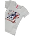 Cute 4 U Girls' God Bless America T-Shirt Color: white Size: 7 - 8 ...