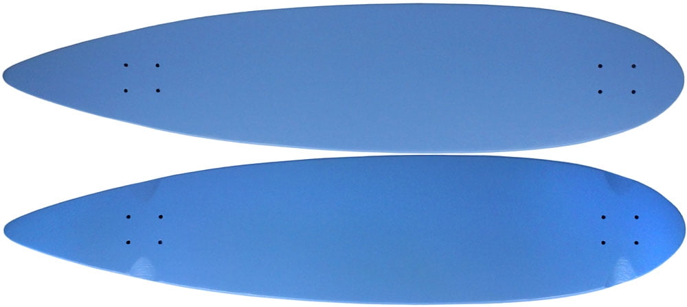 Moose Longboard 9" x 43" Pintail Deck Light Blue - Walmart.com