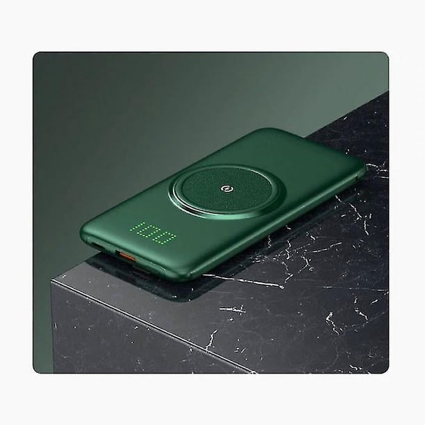 Caseier 10,000mah Qi Power Bank - Carga inalámbrica - Cable de carga de ...