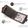 Serman Brands Slim Wallet Money Clips | Bifold Leather Wallet | RFID ...