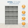 Cubby 66 in. Height All Steel Storage Organizer in Dove Gray - Walmart.com